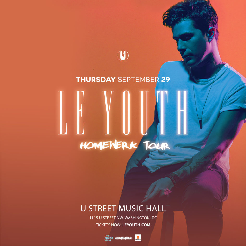  PREVIEW Le Youth U Street Music Hall Washington DC 9 29 16